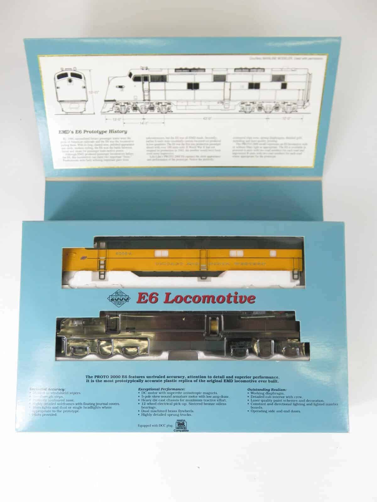 Proto 2000 23188 HO EMD E6 C&NW Chicago North Western Diesel Locomotiv – Nightwatch Trains