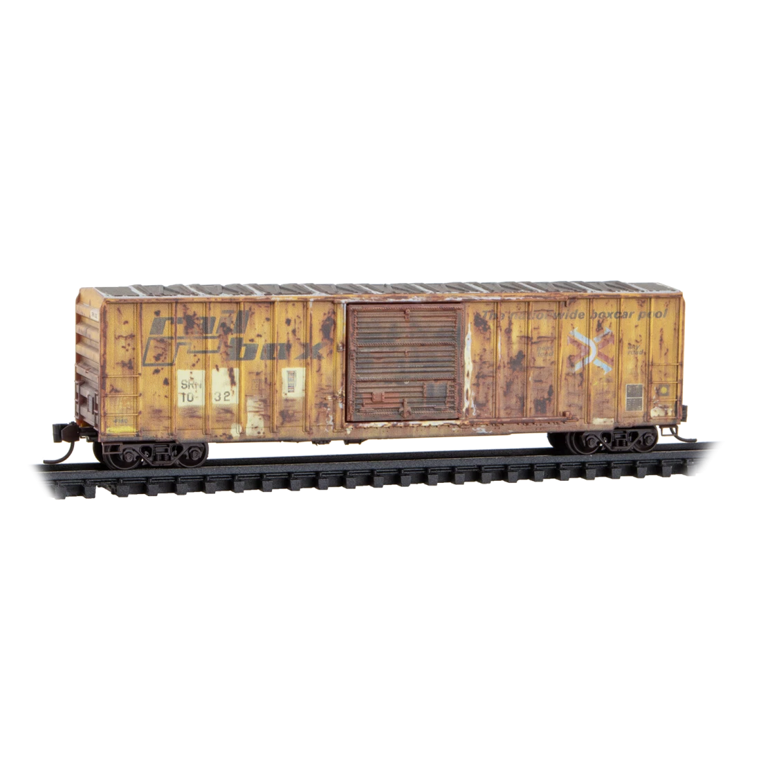 Micro Trains 02544444 N Scale 50' Rib Side Box Car SRN (Ex. Railbox) W – Nightwatch Trains