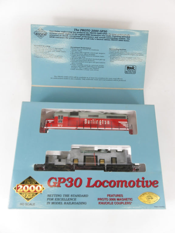 Proto 2000 23111 HO Scale CB&Q Burlington EMD GP30 Diesel Locomotive N ...