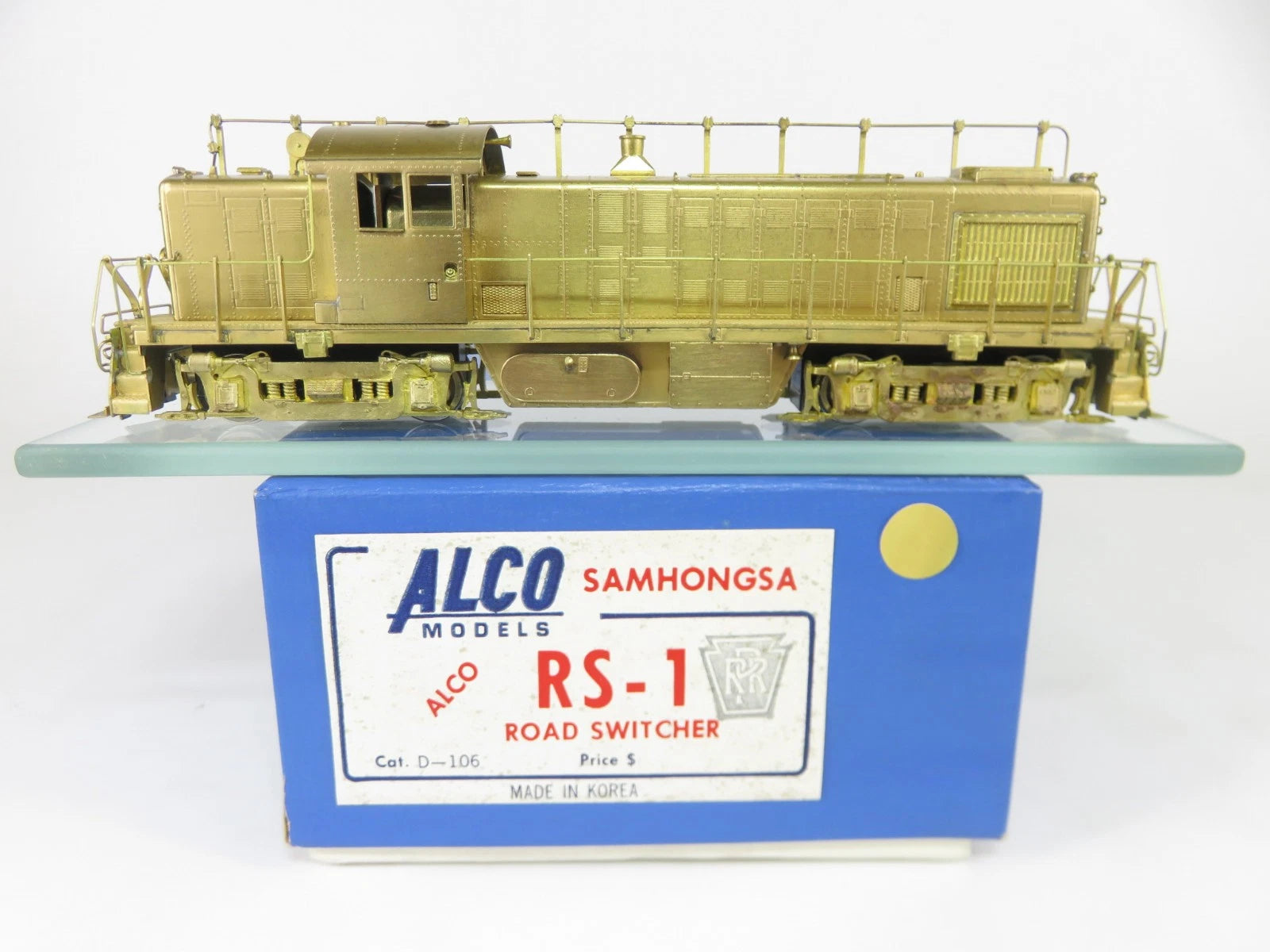 Alco Models Brass D-106 HO Pennsylvania Alco RS-1 Diesel Locomotive W ...