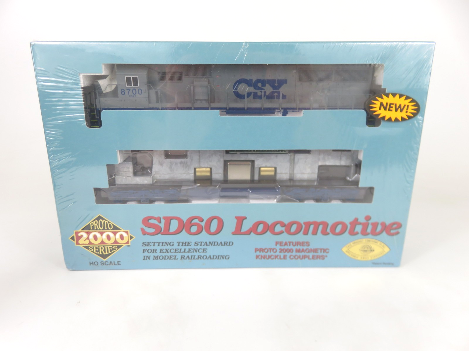 Proto 2000 23484 HO Scale CSX EMD SD60 Diesel Locomotive New Old Stock ...