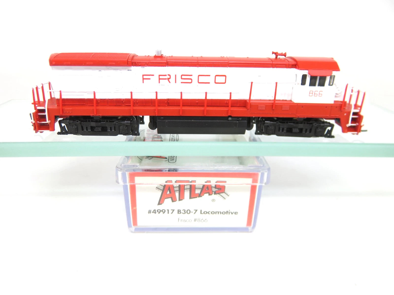Atlas 49917 N Scale GE B30-7 Diesel Locomotive SLSF Frisco #866 ...