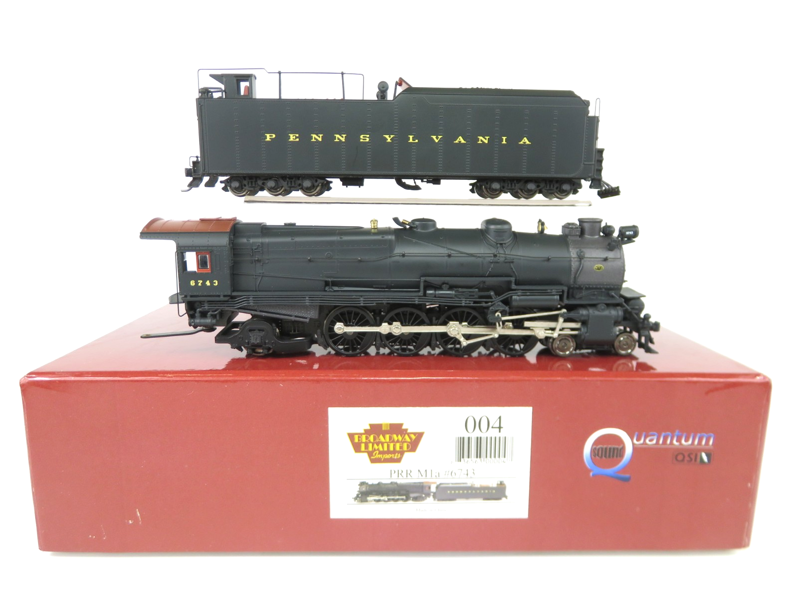 Broadway Limited 004 HO Scale Pennsylvania 4-8-2 M1a Steam Locomotive ...
