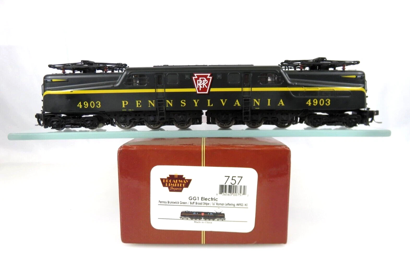Broadway Limited 757 HO Scale PRR Pennsylvania GG1 Electric Locomotive ...
