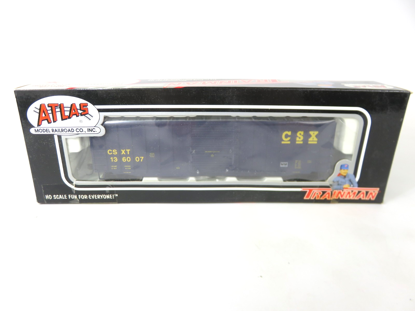 Atlas Trainman 921 HO Scale 50' 6" Boxcar CSX Transportation Road #136 ...