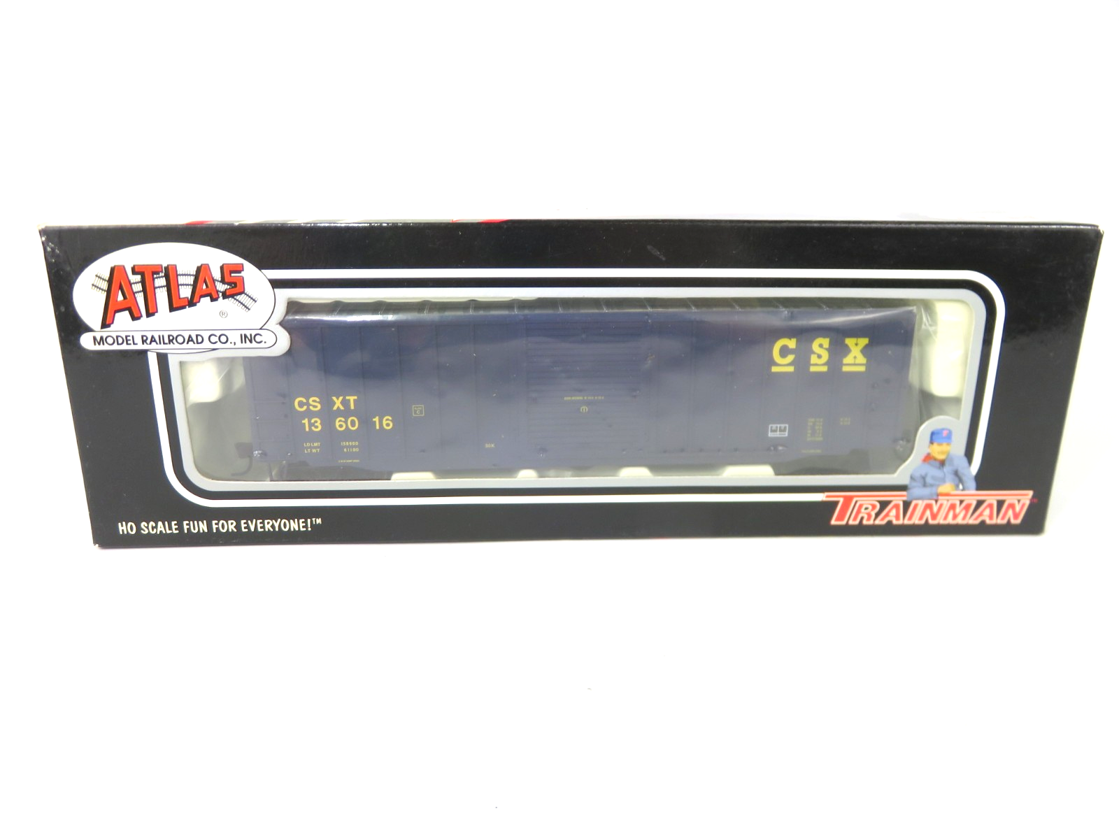 Atlas Trainman 922 HO Scale 50' 6" Boxcar CSX Transportation Road #136 ...
