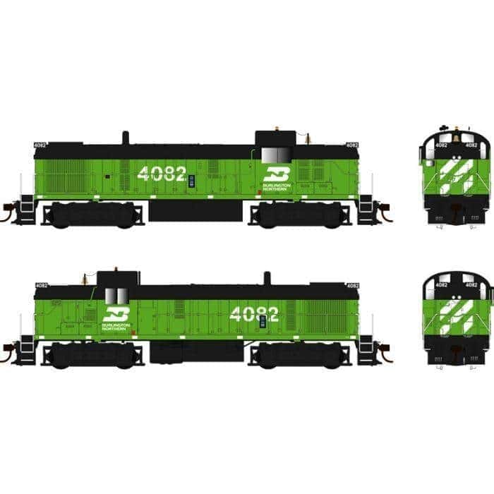 Bowser 25186 HO Scale BN Burlington Northern Alco RS-3 Phase 3 Diesel ...