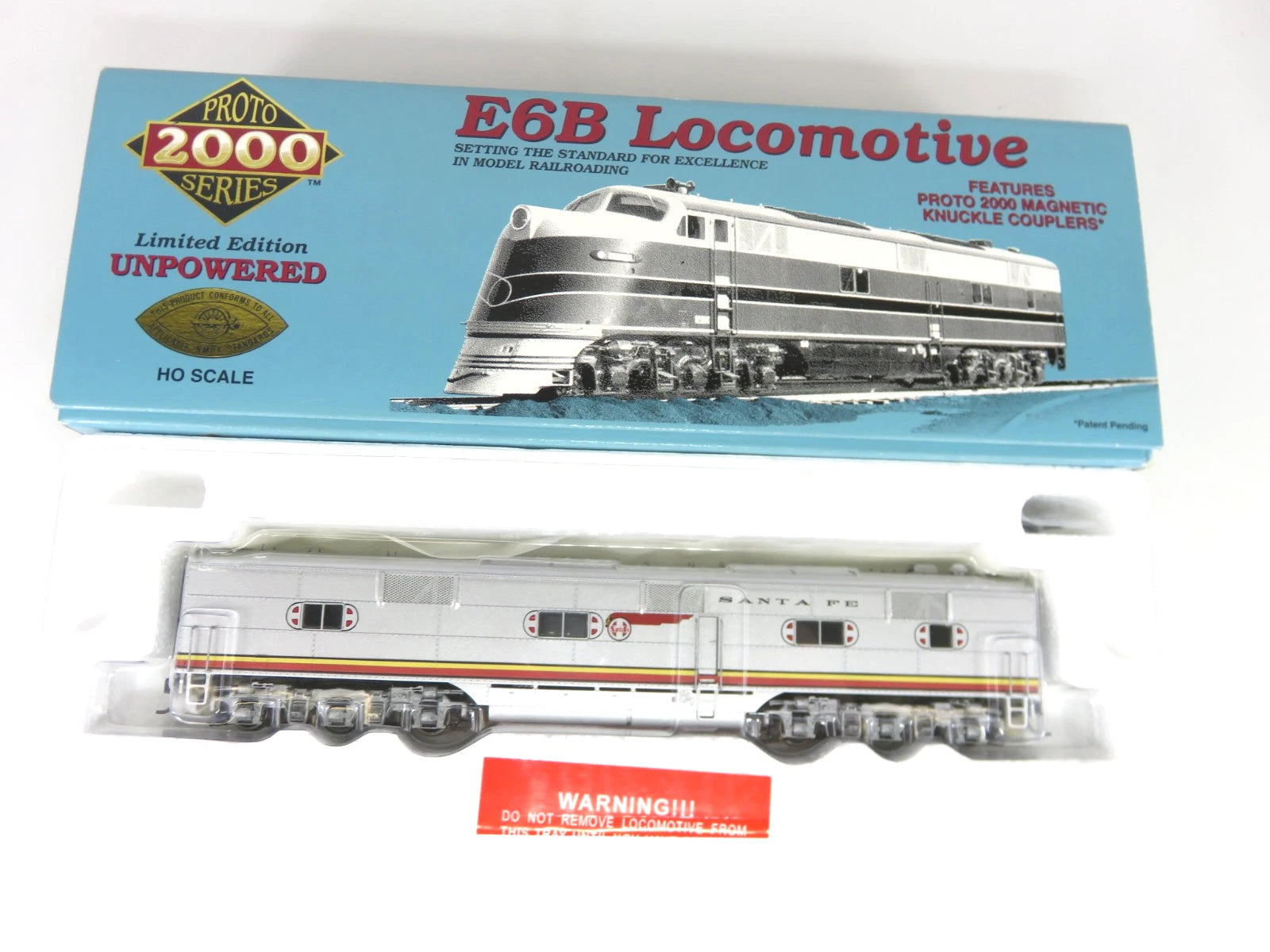 Proto 2000 23226 HO Scale ATSF Santa Fe EMD E6B Dummy Diesel Locomotiv ...