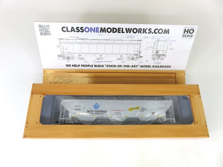 Class One Model Works FC00504 HO Scale ARI 5200 Covered Hopper CEFX #7 ...