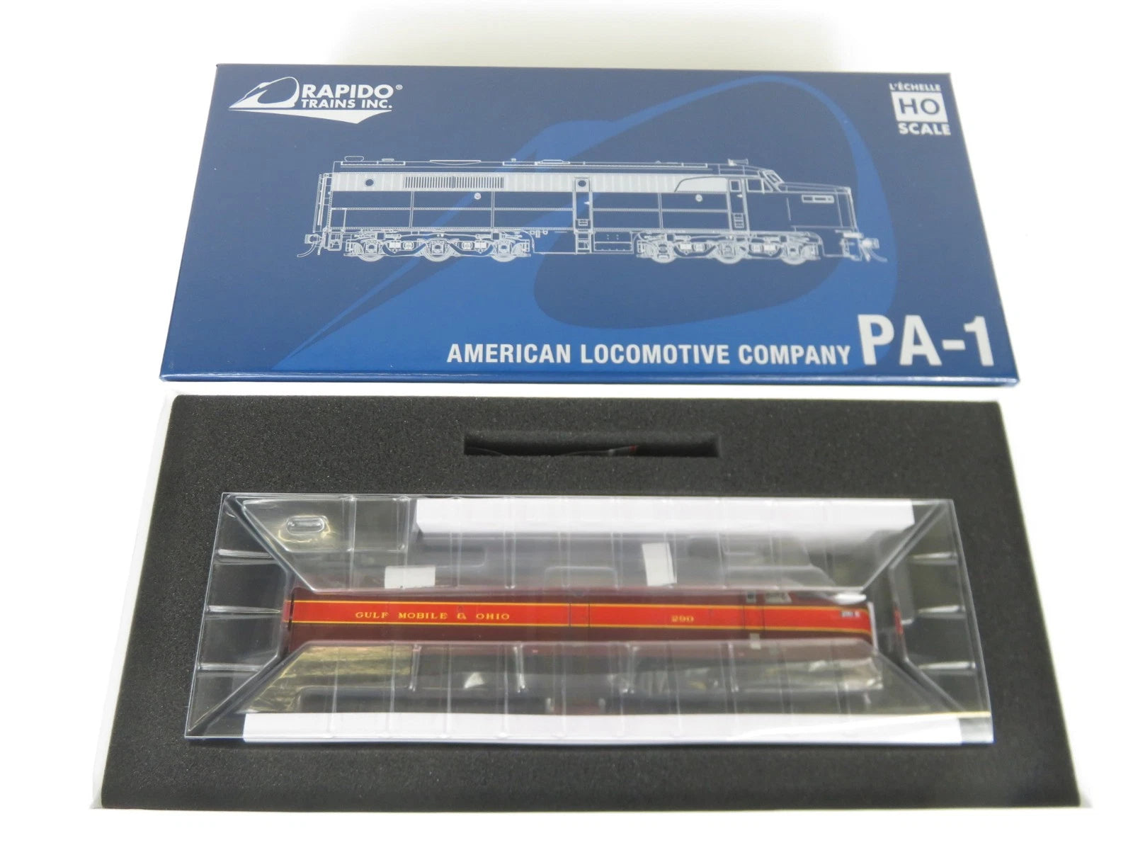 Rapido 23550 HO Gulf Mobile & Ohio Alco PA-1 Diesel Locomotive #290 DC ...