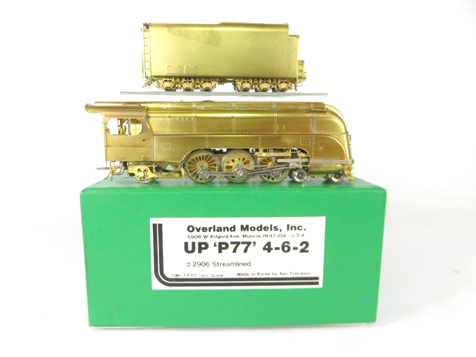 Overland Models Brass OMI-1480 HO Union Pacific P77 4-6-2 Streamlined ...