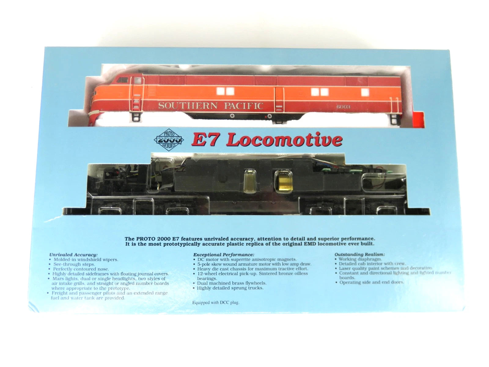 Proto 2000 21123 HO Scale SP Southern Pacific EMD E7A Diesel Locomotiv ...